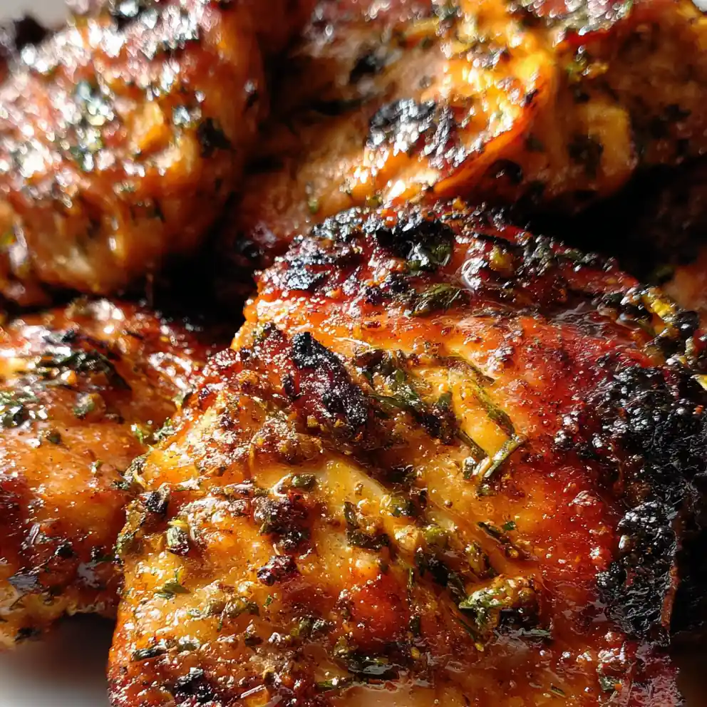 Baked Boneless Skinless Chicken Thighs With Garlic Marinade