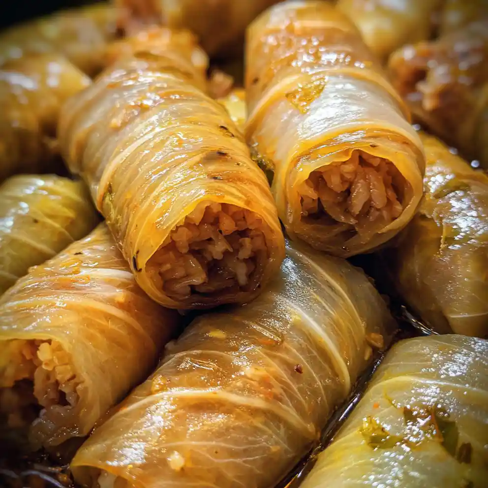 Onion Dolma Recipe With Rice Filling