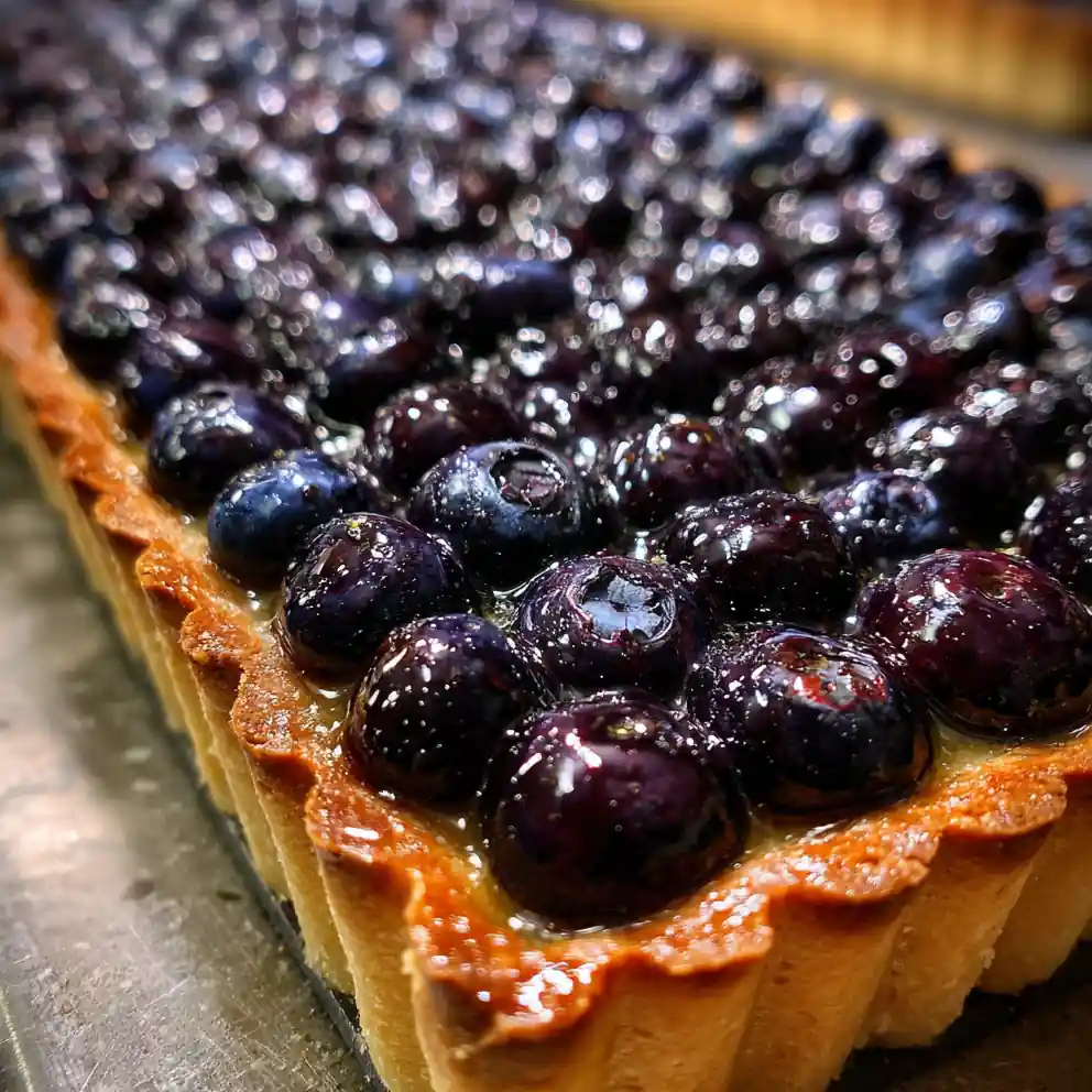 Blueberry Tart Recipe Indigo Almond Frangipane