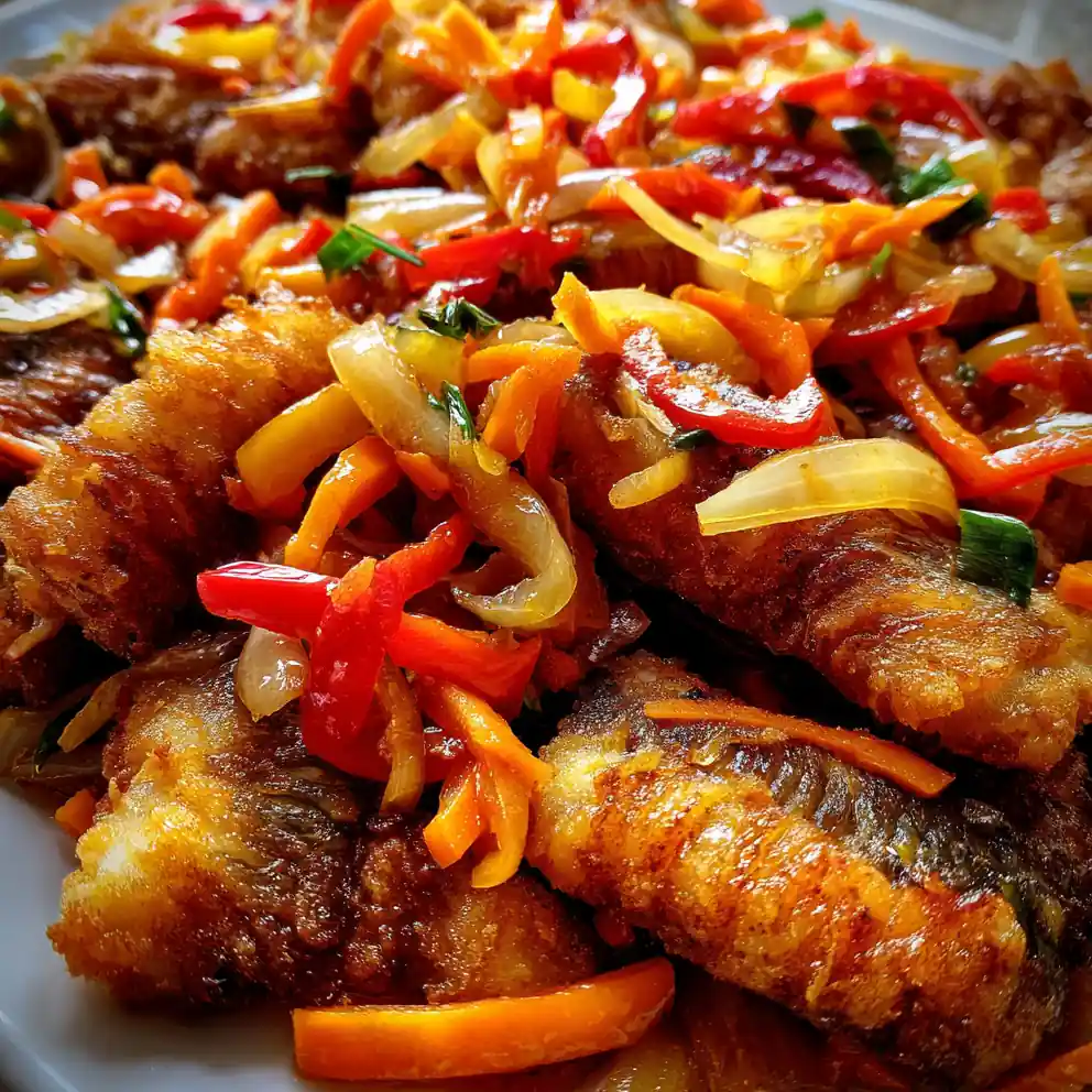 Escovitch Fish Recipe With Sunrise Pepper Medley