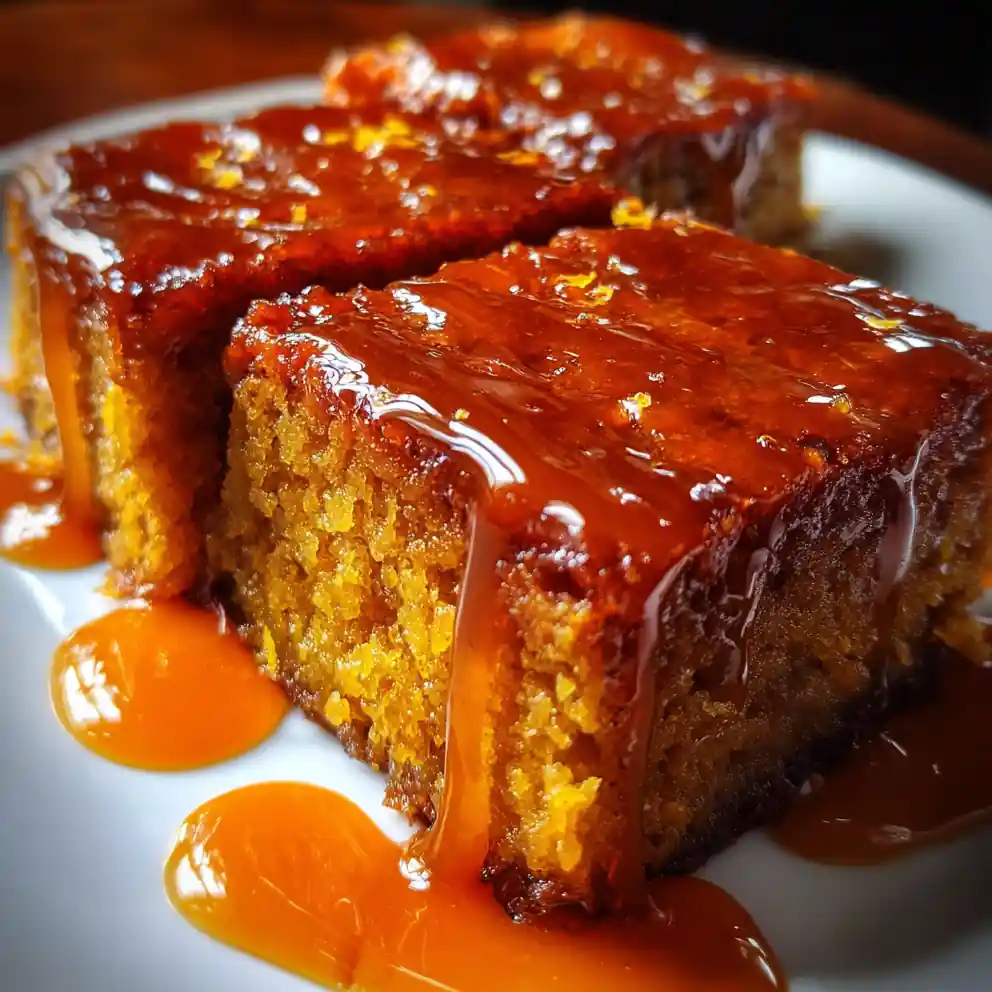 Persimmon Pudding Recipe With Burnt-Orange Caramel