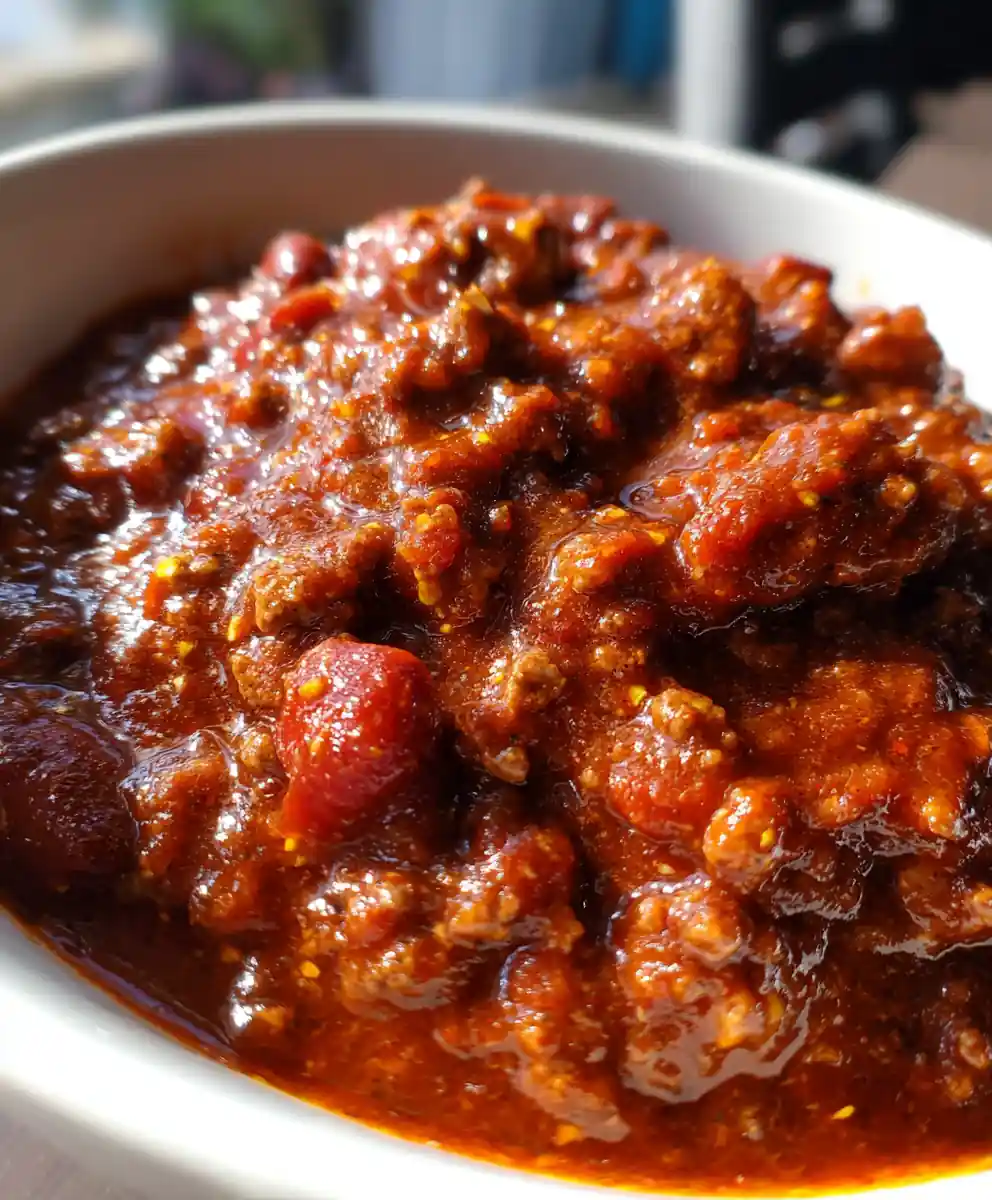 Best Damn Chili Recipe Brick-Red Chipotle Oil