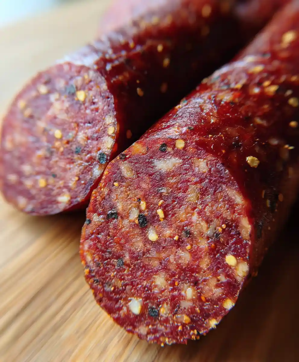 Deer Summer Sausage Recipe Pepper Speckled Logs