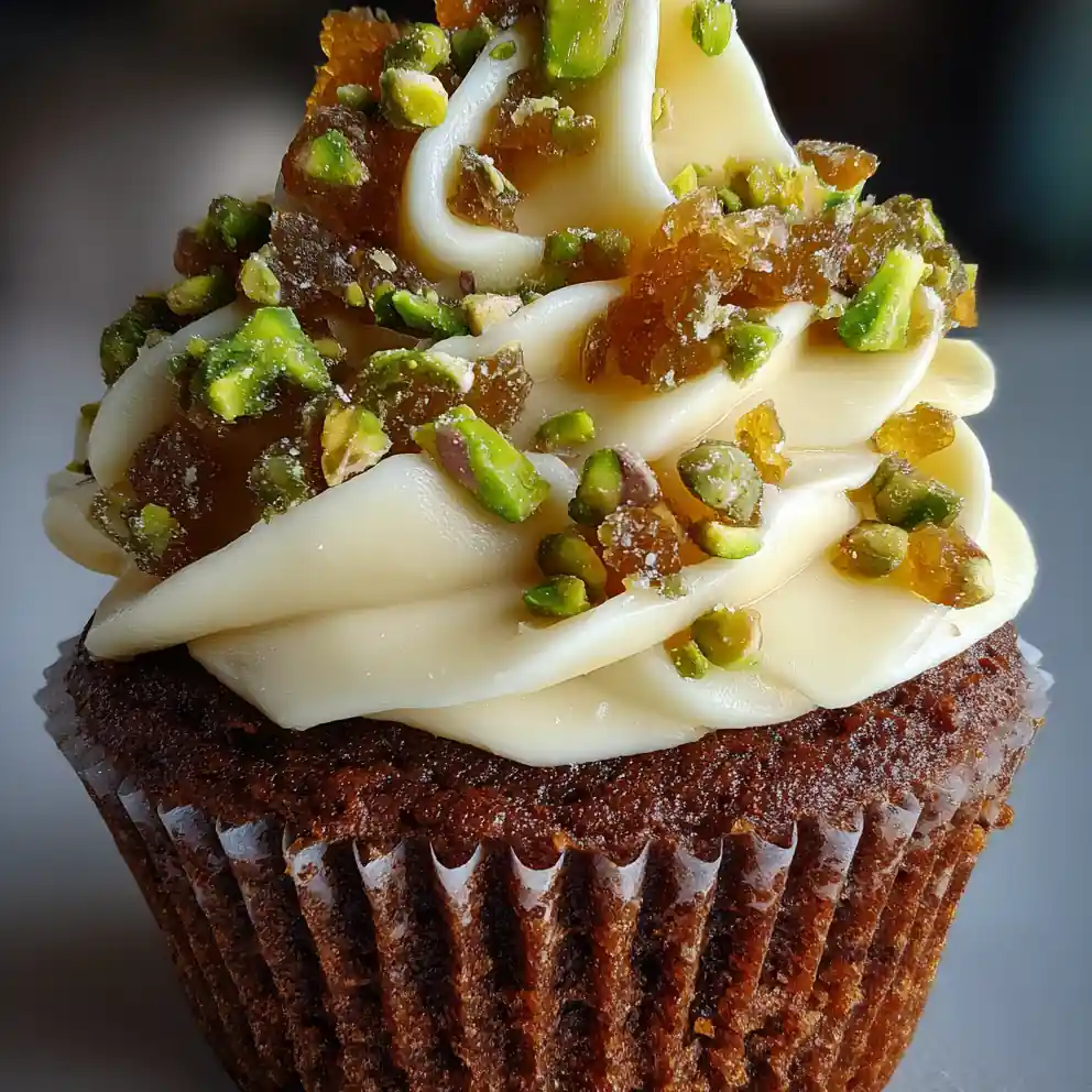 gingerbread cupcake recipe with Cardamom Cream Cheese Frosting and ...