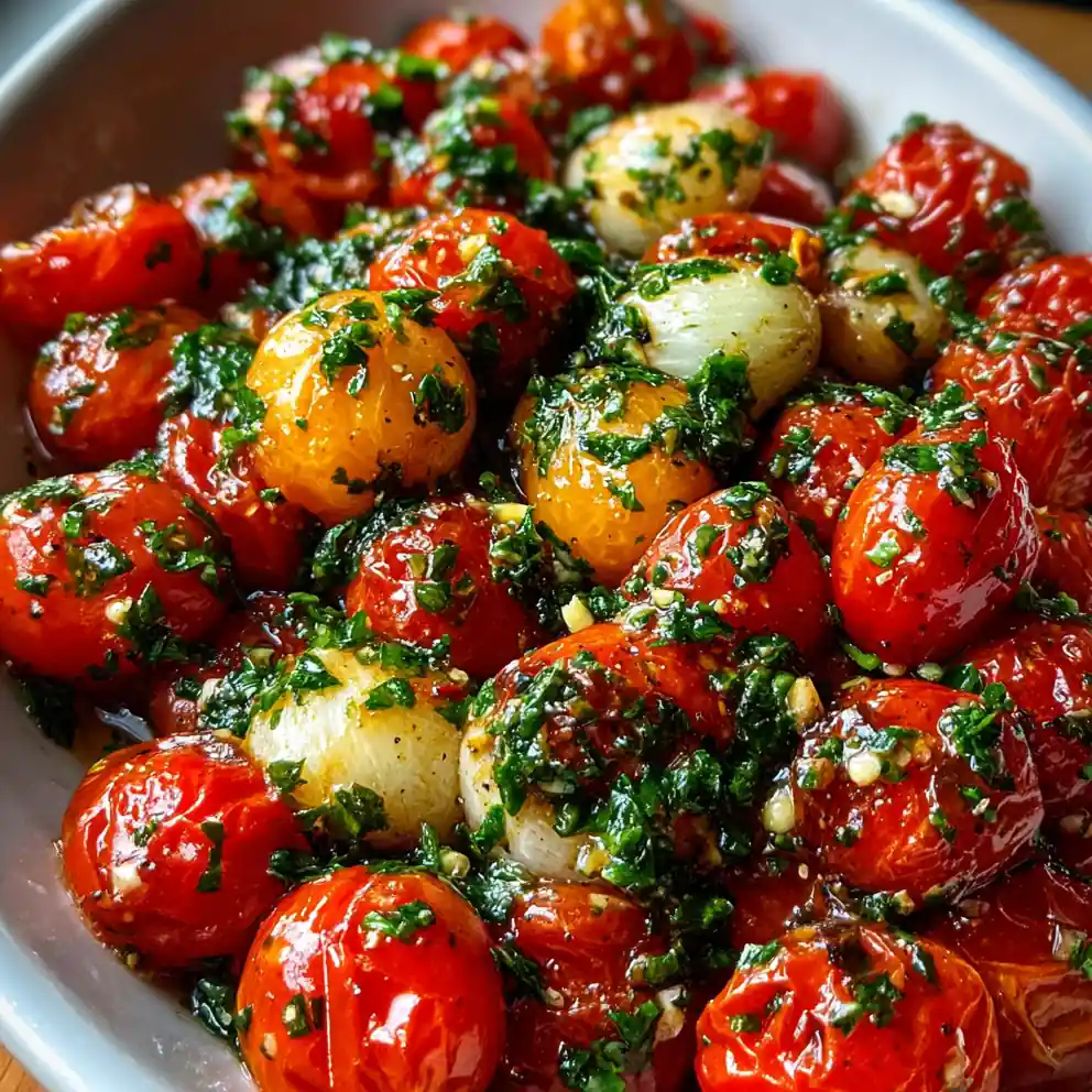 Roasted Cherry Tomatoes Recipe Garlic Herb Confetti