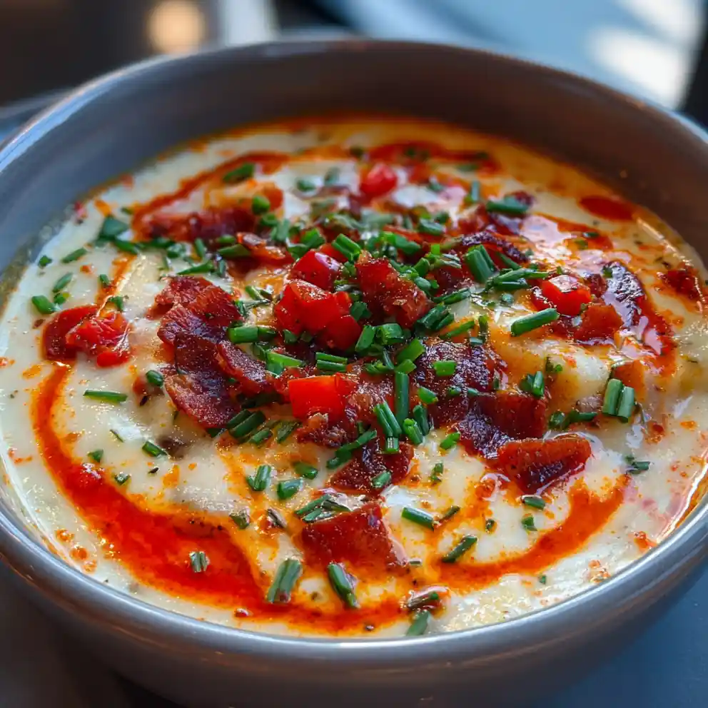 panera baked potato soup recipe with Roasted Red Pepper and Smoked ...