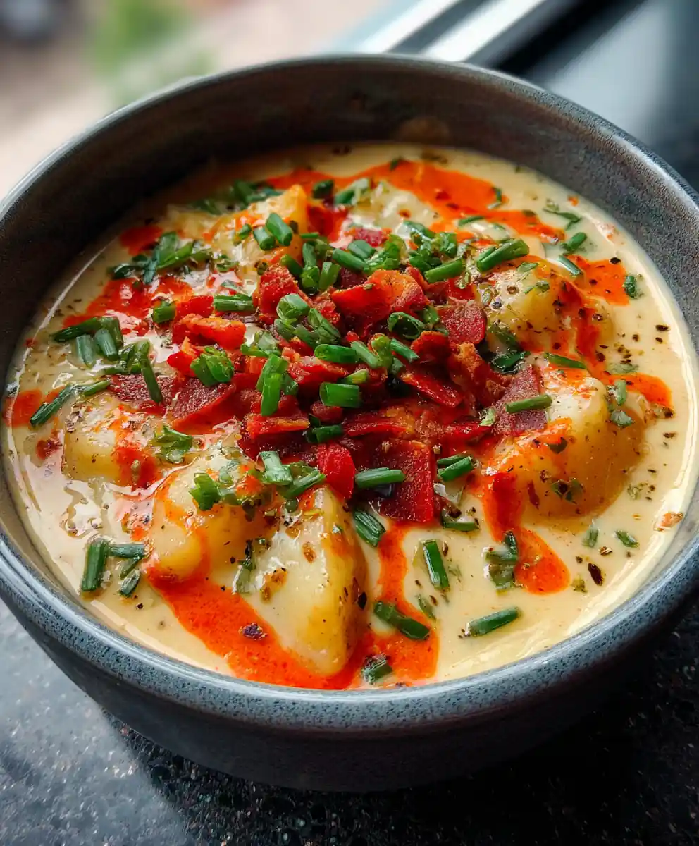 panera baked potato soup recipe with Roasted Red Pepper and Smoked ...