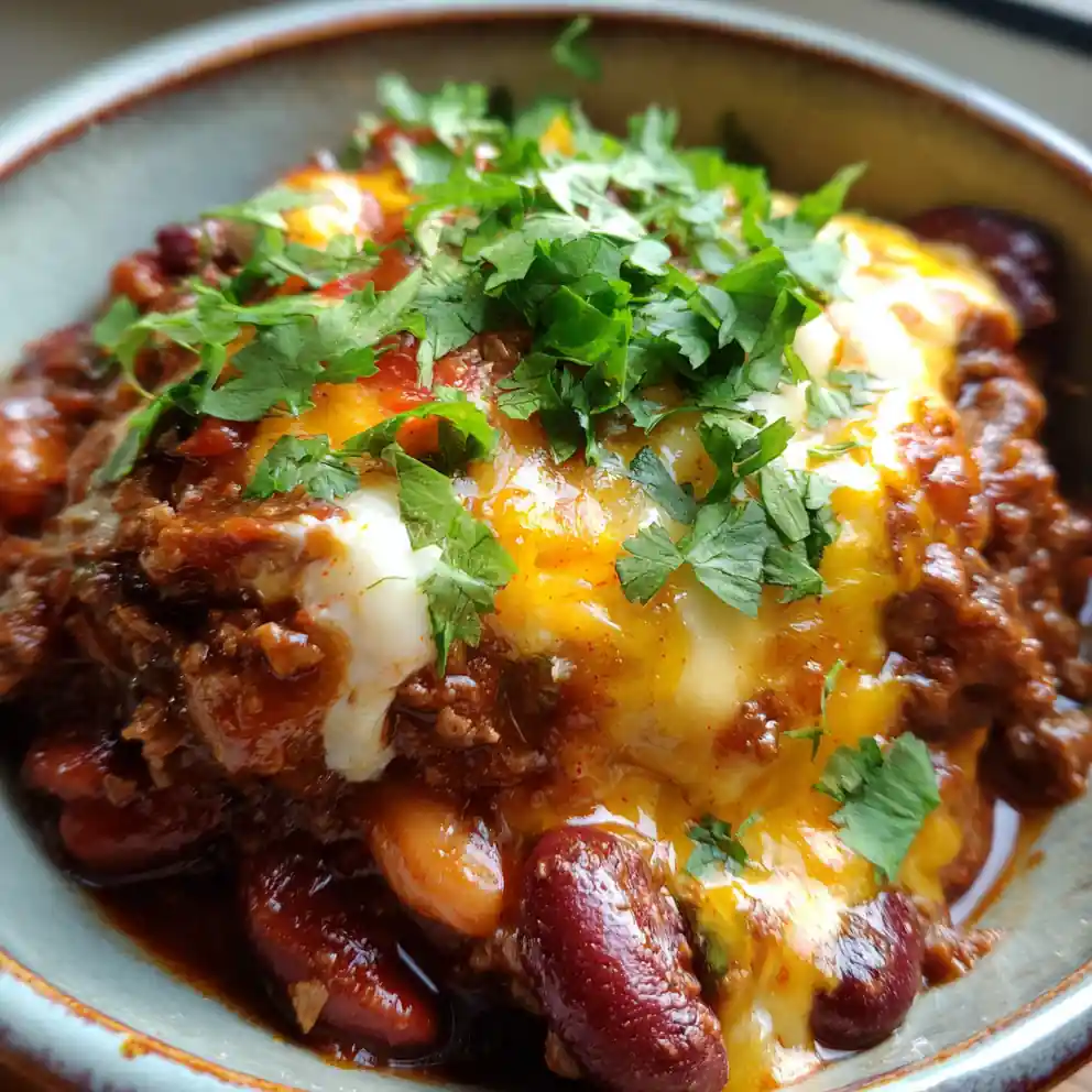southern chili recipe with beans with a Creamy Smoked Paprika White ...